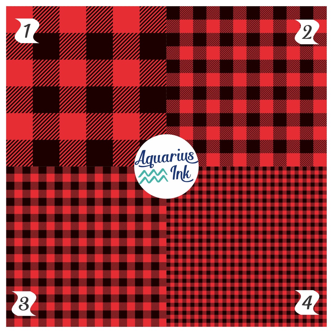 Buffalo Plaid Vinyl Patterned Vinyl Sheets Printed Oracal Outdoor Vinyl ...