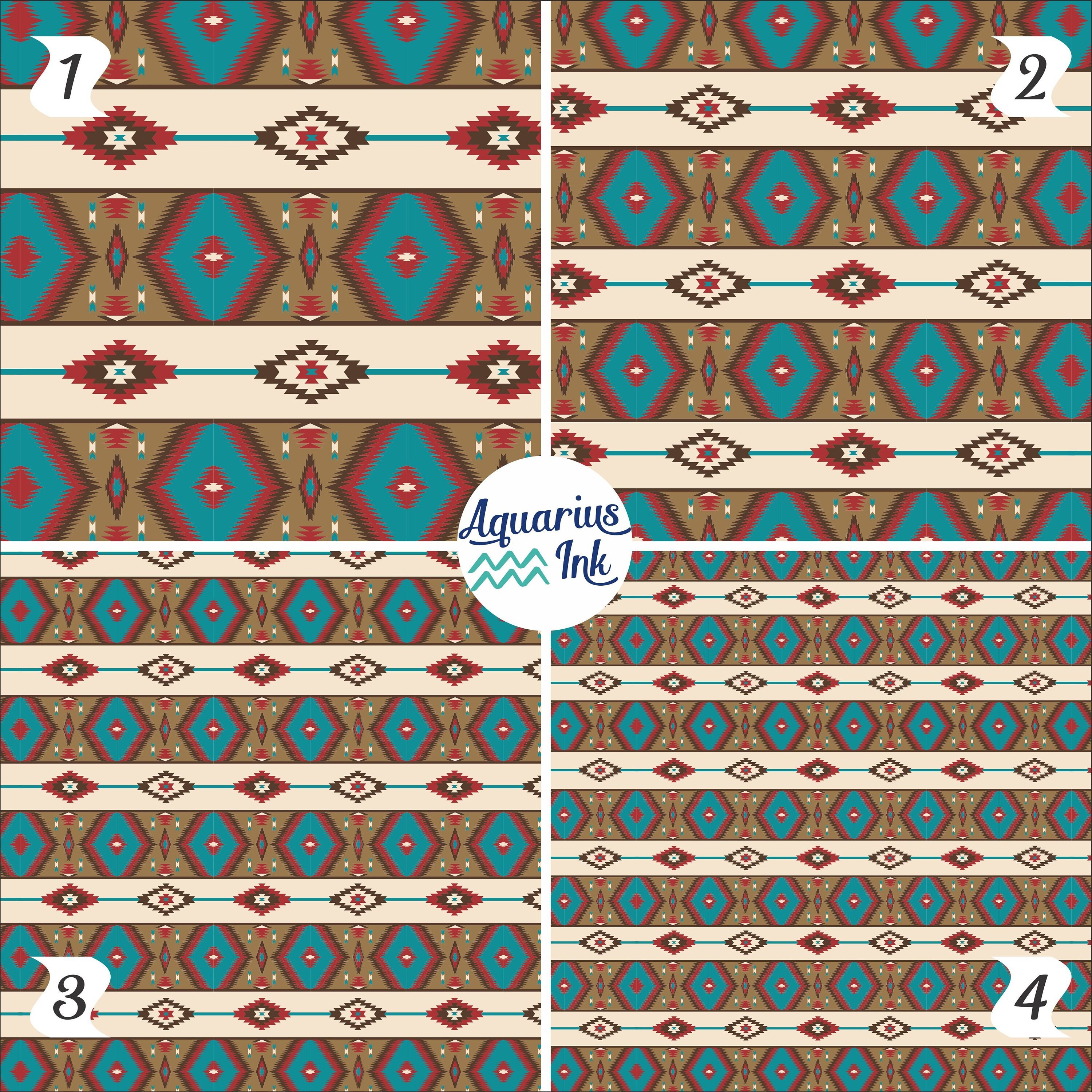 Aztec HTV Vinyl Tribal / Southwest Pattern Vinyl Sheets Heat - Etsy