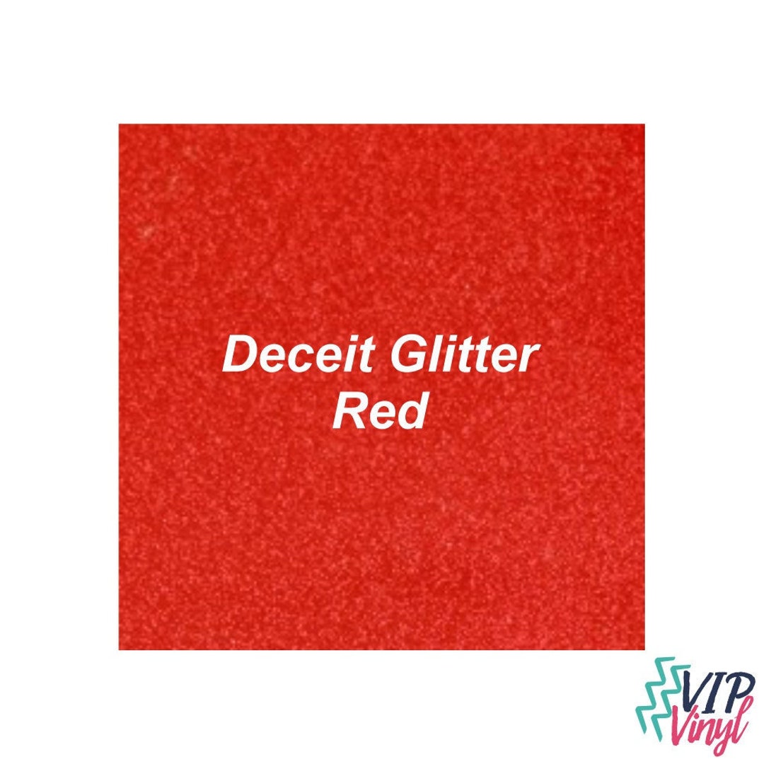 Red Glitter Vinyl 12 X 12 Decal Vinyl Sheet - Etsy