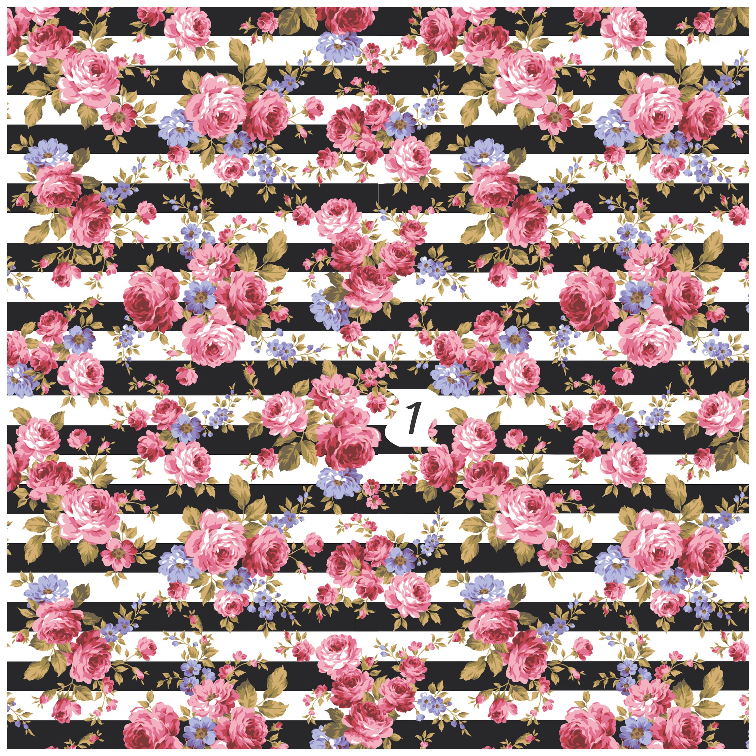 Floral HTV Vinyl Flower Pattern Vinyl Sheet Heat Transfer - Etsy