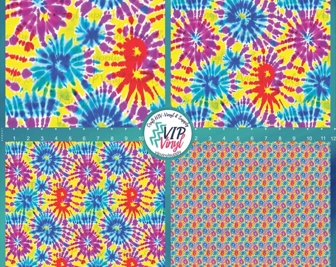 Teal Tie Dye Vinyl/printed Heat Transfer Vinyl/patterned Vinyl/printed ...
