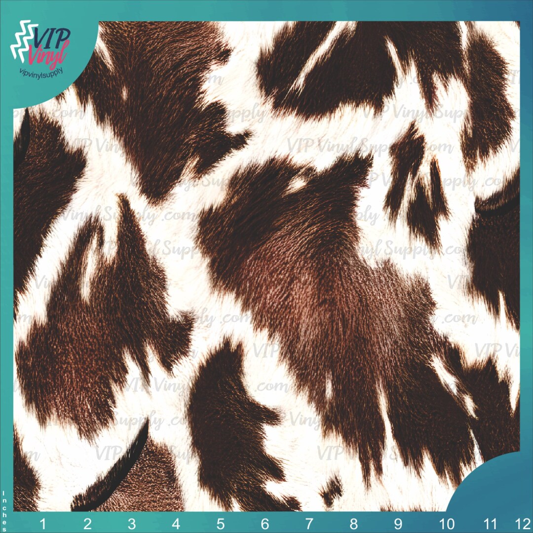 Cow Pattern Vinyl, Cow Print Craft Vinyl Sheets, Outdoor Adhesive Vinyl ...