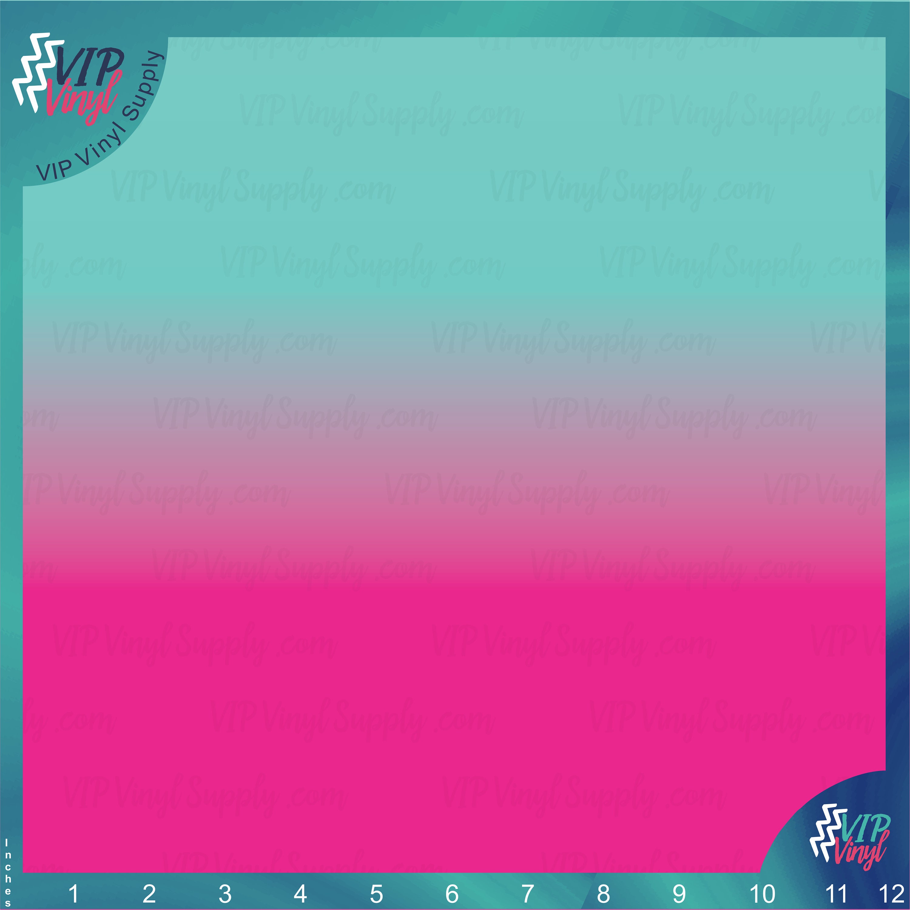 Aqua & Pink Ombre Pattern HTV Vinyl Heat Transfer Vinyl or - Etsy