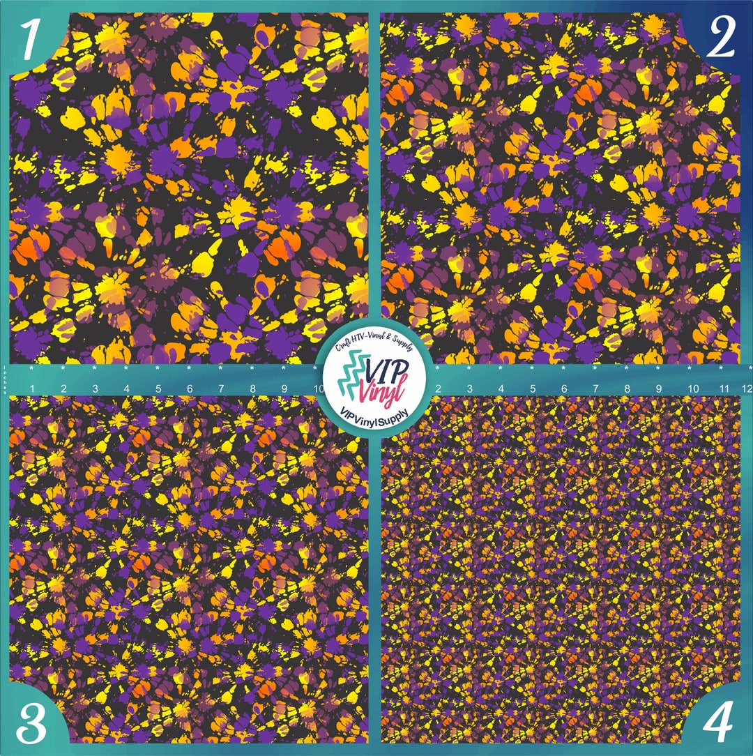 Paint Splatter Pattern HTV Vinyl Heat Transfer Vinyl or - Etsy