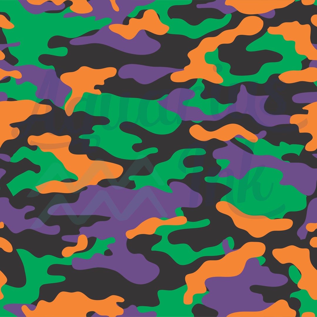 Camo Patterned HTV Vinyl Sheets, Outdoor Adhesive Vinyl or Heat ...
