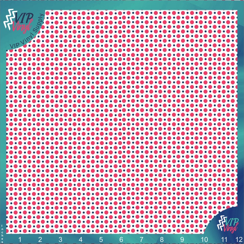 Polka Dots HTV Vinyl Heat Transfer Vinyl or Outdoor Adhesive - Etsy