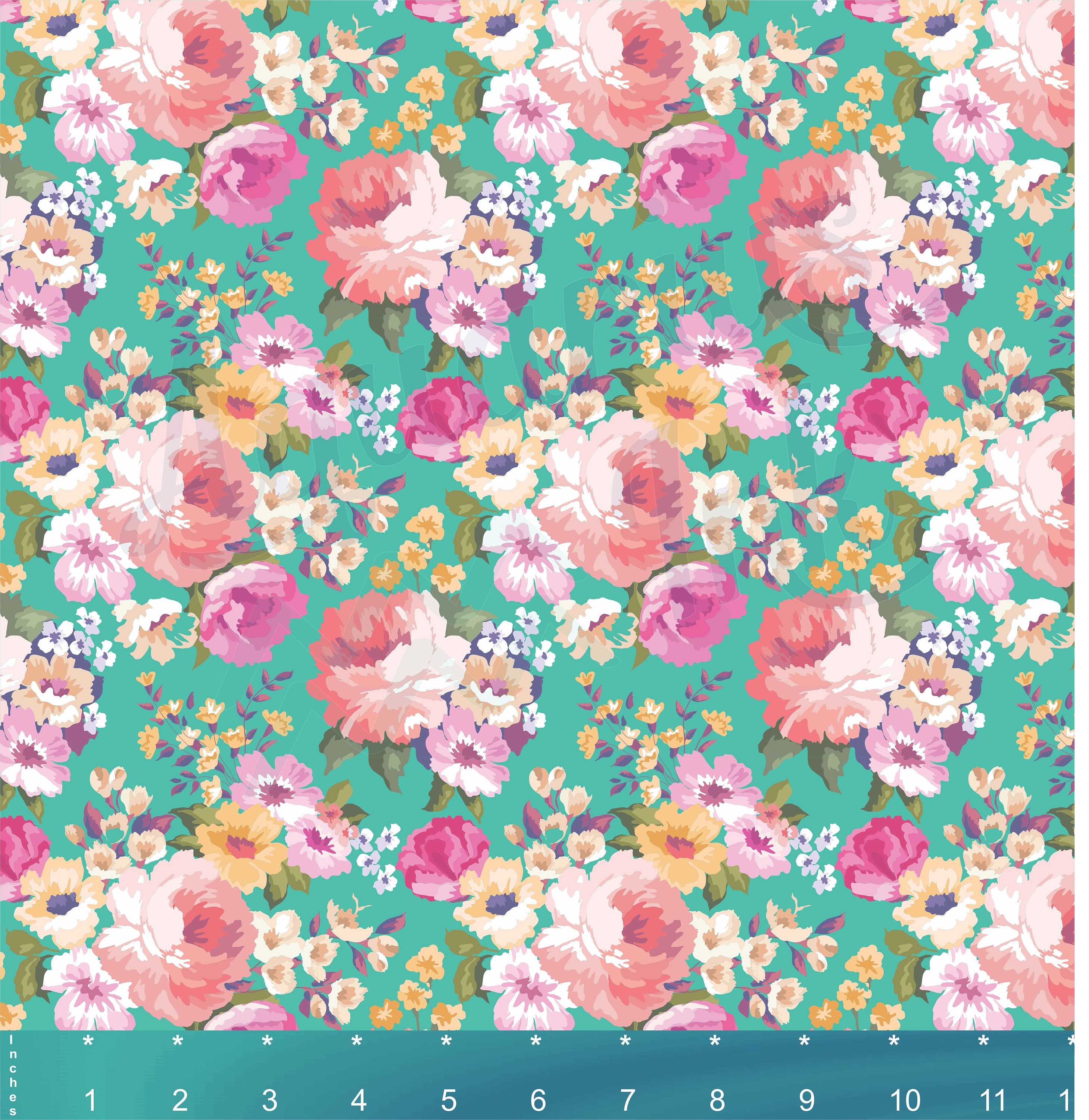 Floral Rose HTV Vinyl Bundle Vintage Flower Pattern Vinyl - Etsy