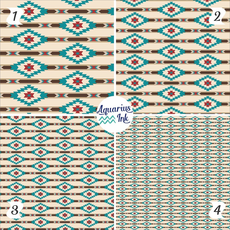 Aztec Pattern Vinyl Aztec Print Craft Vinyl Sheets Outdoor - Etsy