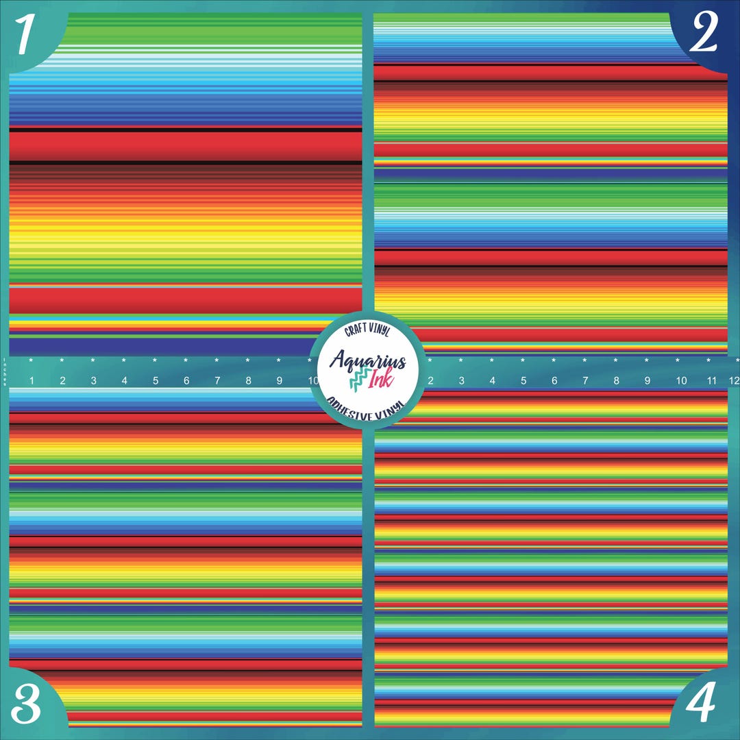 Serape Pattern Vinyl, Adhesive Vinyl, Printed Vinyl Sheets, Serape ...