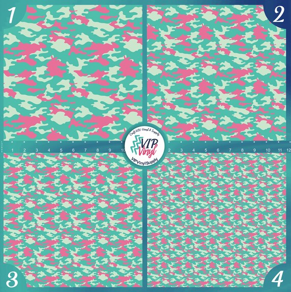 Camouflage HTV Vinyl Spring Camo Printed Heat Transfer Vinyl - Etsy