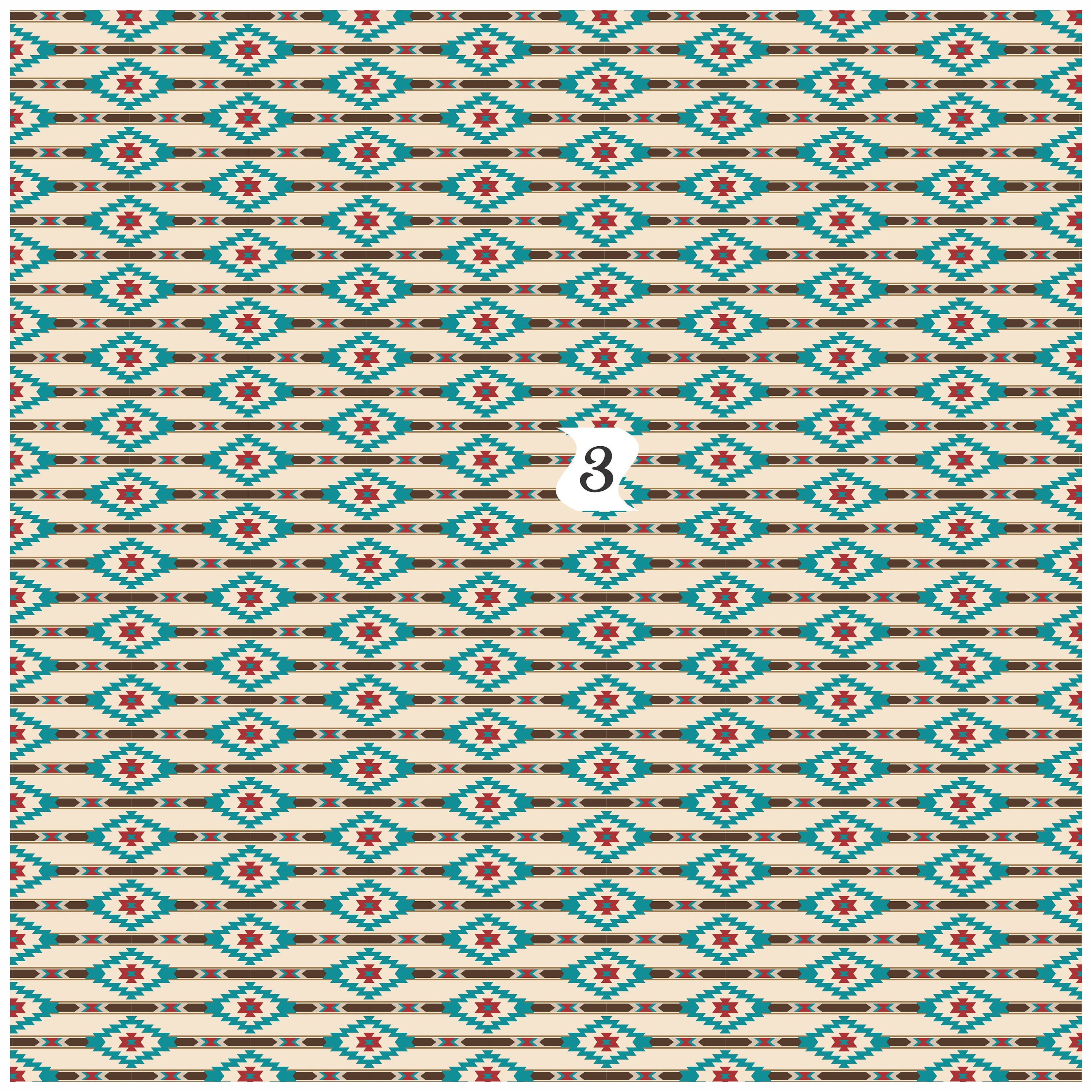 Aztec Pattern Vinyl Aztec Print Craft Vinyl Sheets Outdoor - Etsy