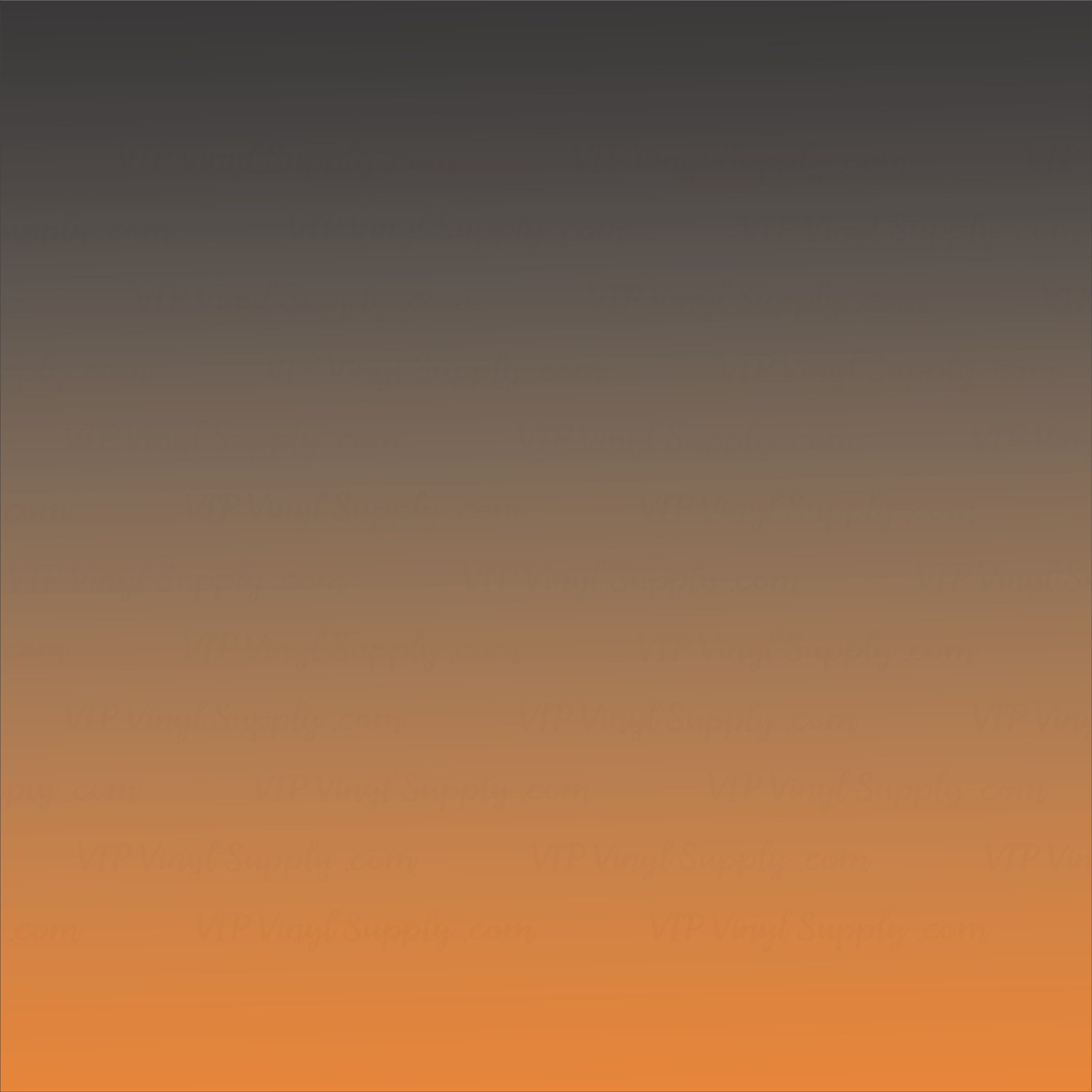 Ombre HTV Vinyl Black & Orange pattern Vinyl Sheets Heat | Etsy