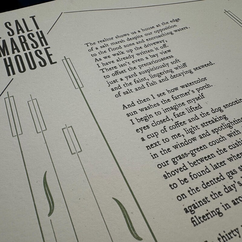 Poetry Broadside - Etsy