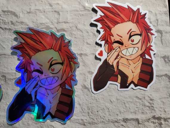 My Hero Red Riot 3 Inch Vinyl Sticker | Etsy