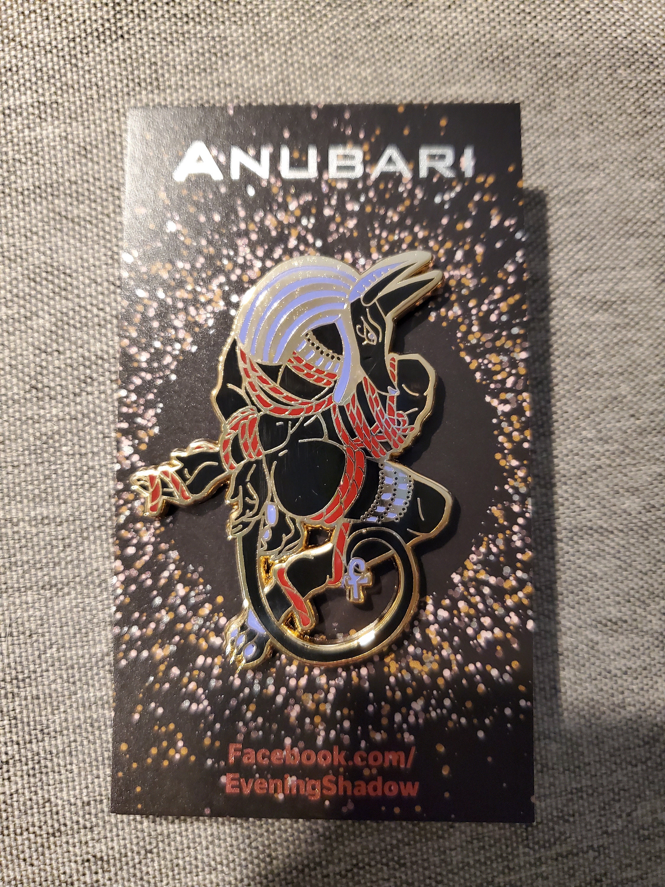 Anubari; Shibari Anubis Hard Enamal Pin - Etsy