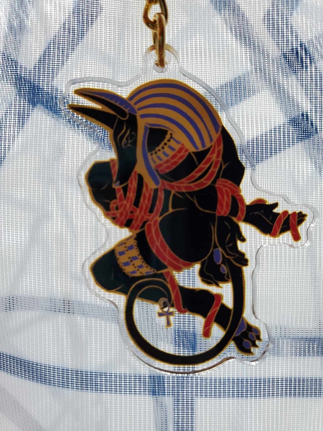 Anubari; Shibari Anubis Acrylic Keychain - Etsy