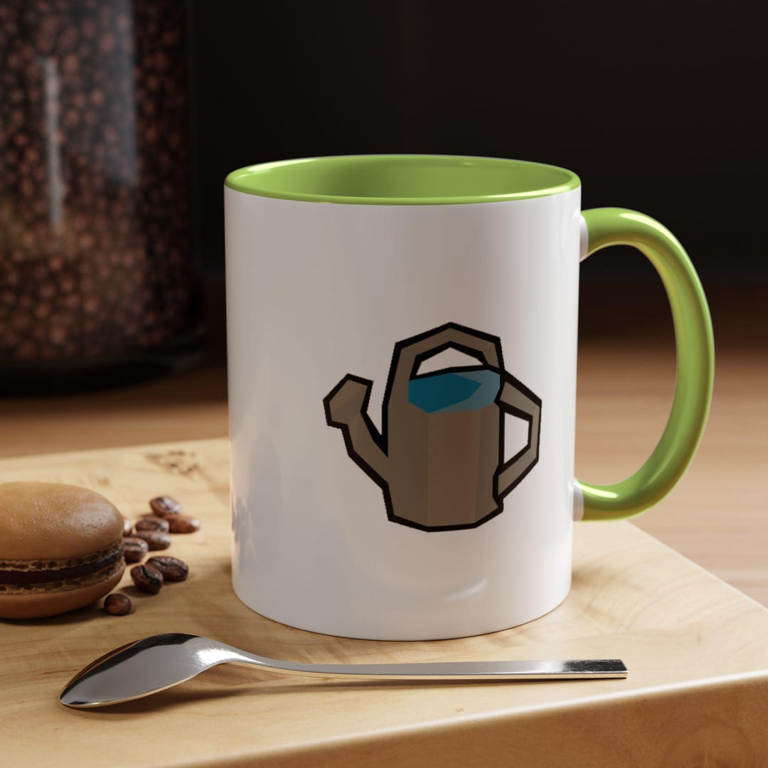 Runescape Farming Skill Icon Accent Coffee Mug || Osrs Farming Mug ...