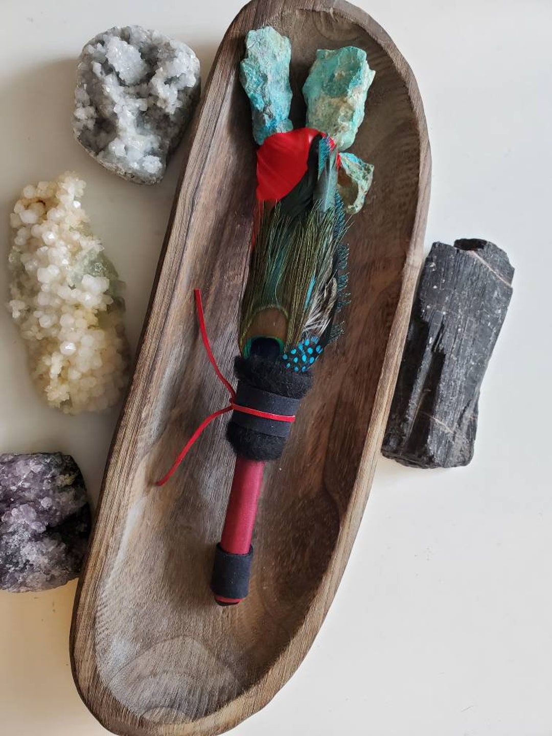 Smudge Feathers, Sage Fan, Prayer Feather, Shaman Feather Fan - Etsy