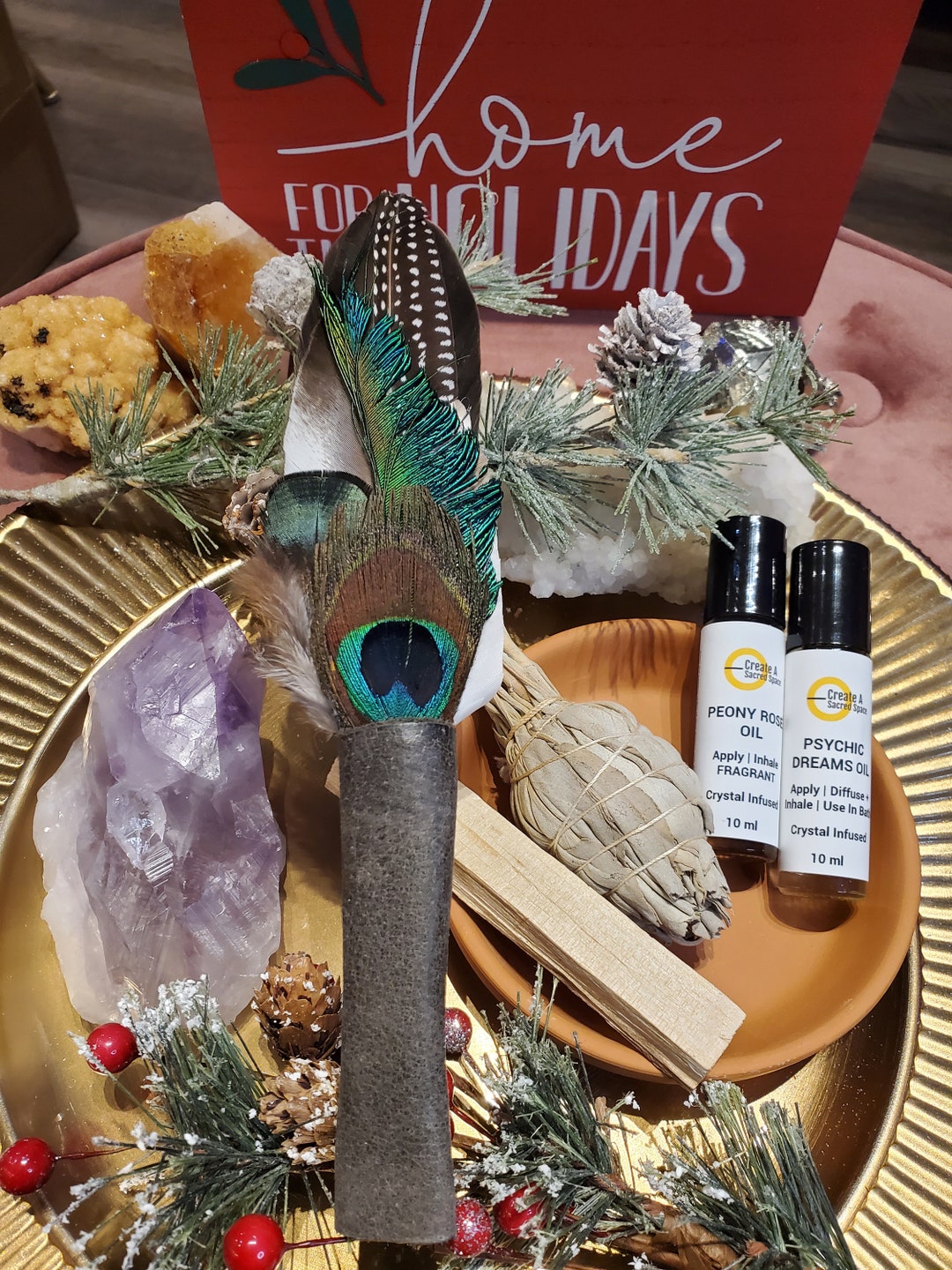 Smudge Feather 5pcs Set, Smudge Feather, Sage Feather - Etsy