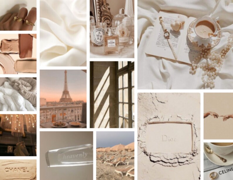 Neutral #1 Photo Wall Collage Kit - 100 Pieces DIGITAL DOWNLOAD - Etsy