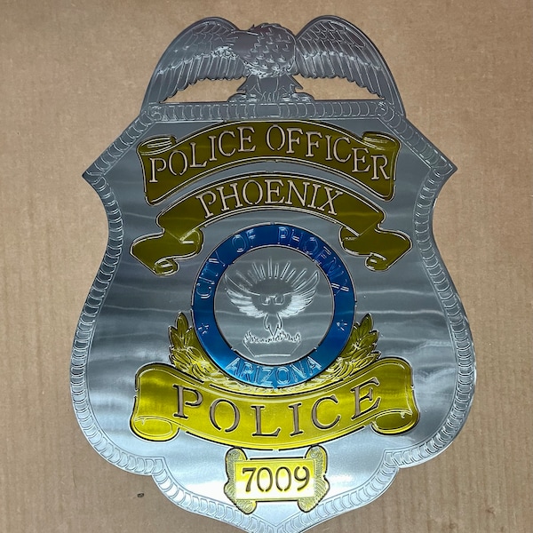 Phoenix Police Badge - Etsy