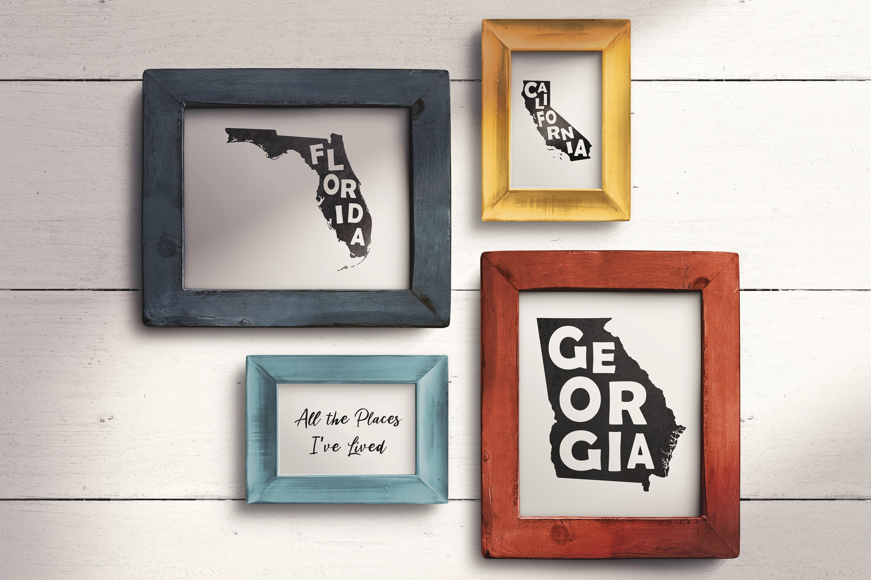 Printable Florida Map Digital Download, Wall Art, Instant Download ...
