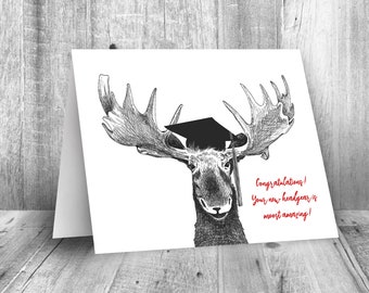 Moose Card Printable - Etsy