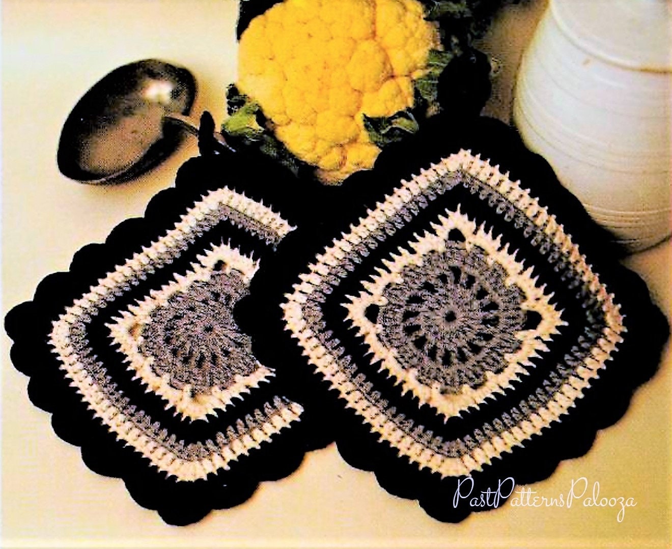 VINTAGE Wagon Wheels Afghan/Crochet Pattern INSTRUCTIONS ONLY Home ...