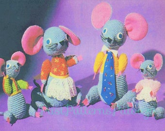 Crochet mouse | Etsy