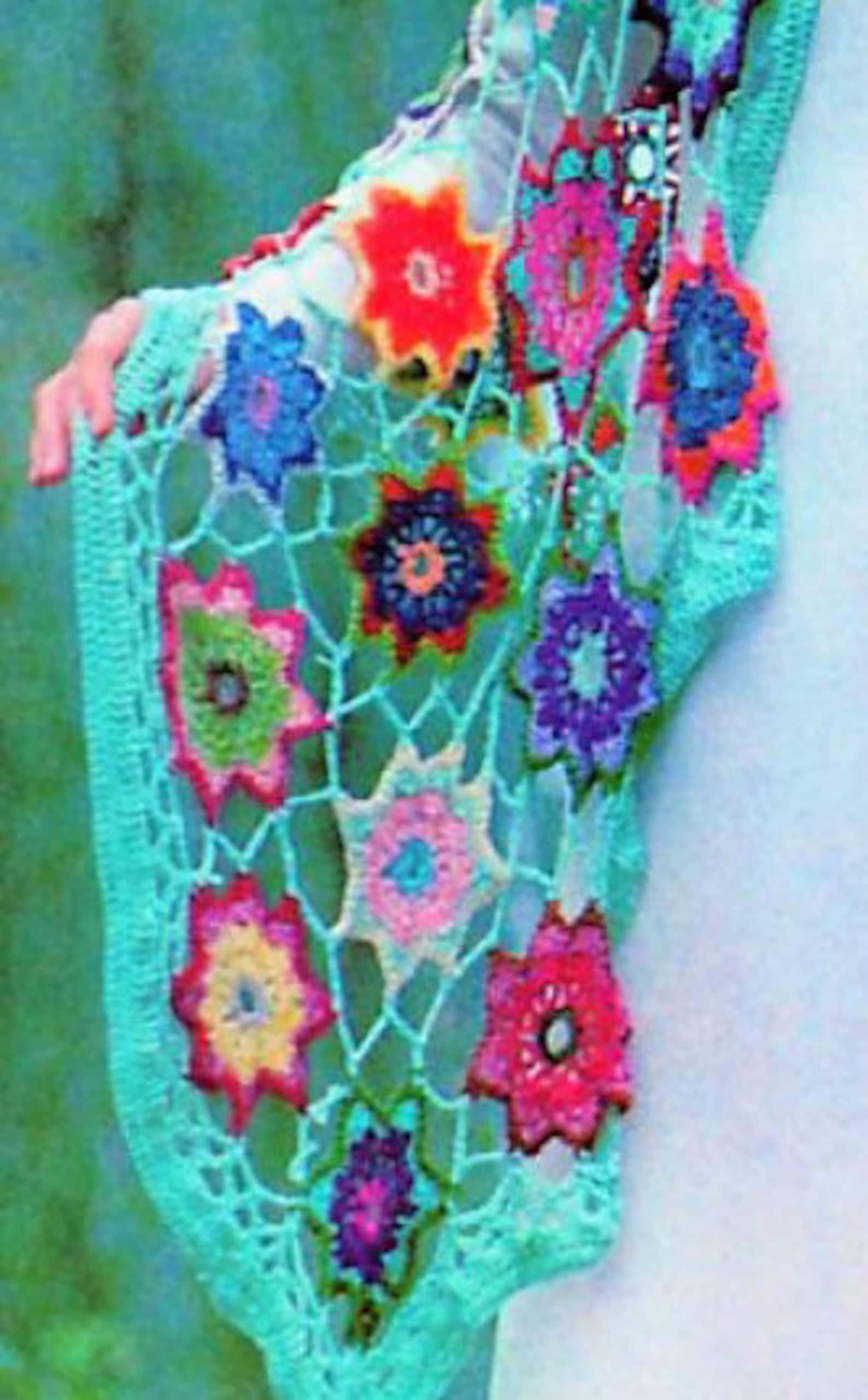 Vintage Crochet Pattern Womens Lacy Star Flower Garden Shawl Etsy vintage-crochet-pattern-womens-lacy-star-flower-garden-shawl-etsy