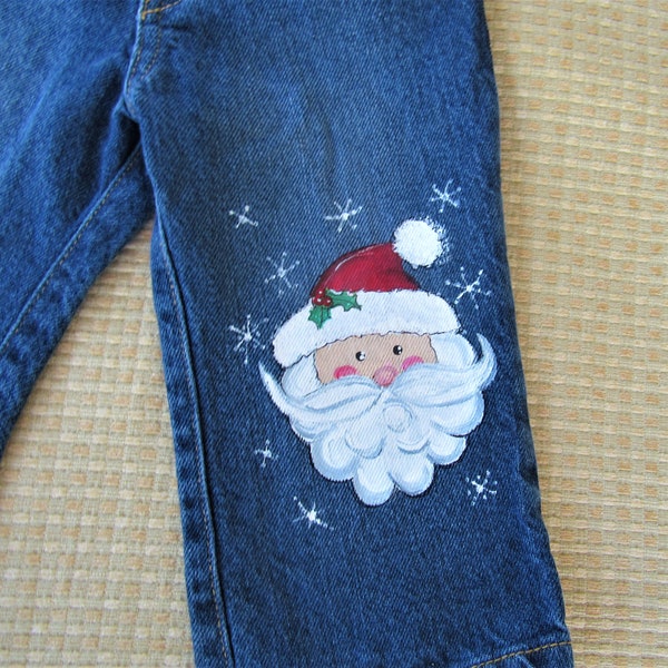 Christmas Jeans - Etsy