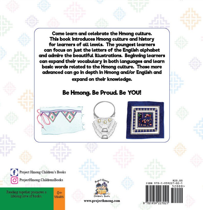 H is for Hmong | H Yog Rau Hmoob: A Bilingual Hmong Book of Abc's - Etsy