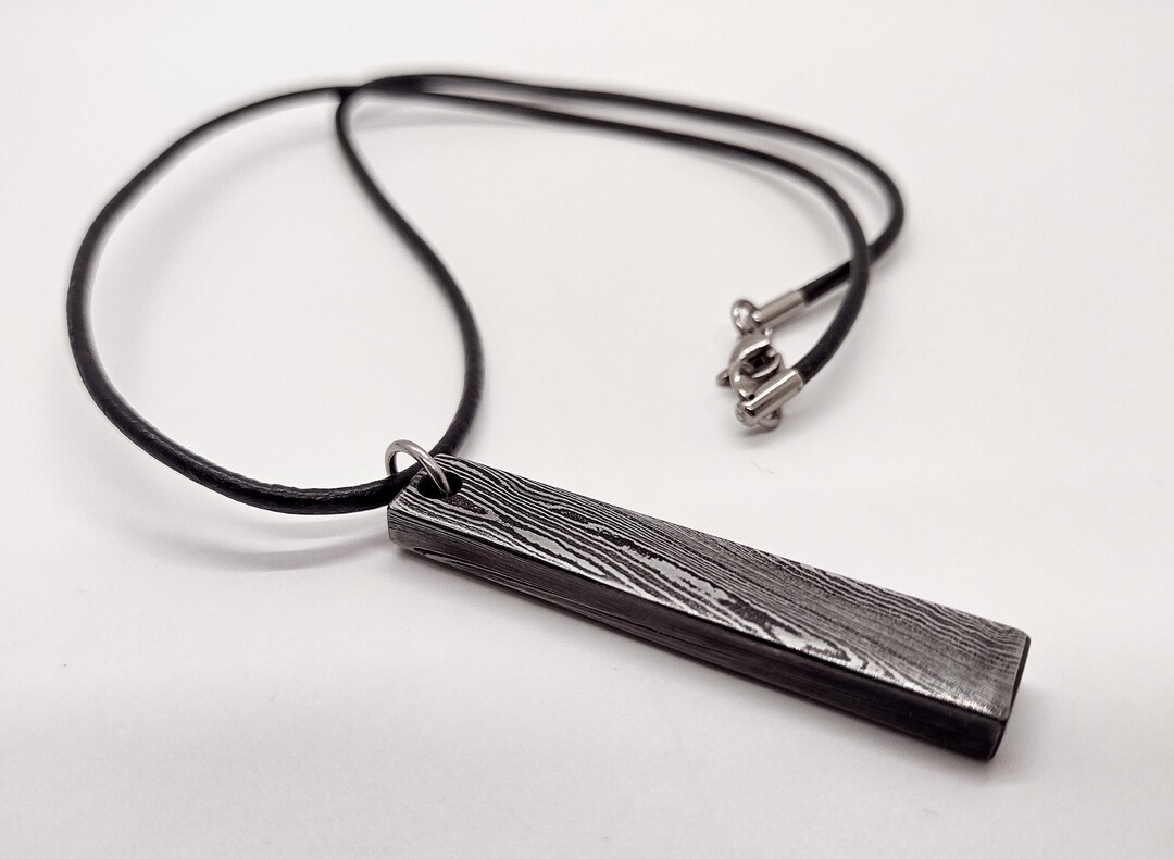 Damascus Pendant Necklace 22 - Etsy