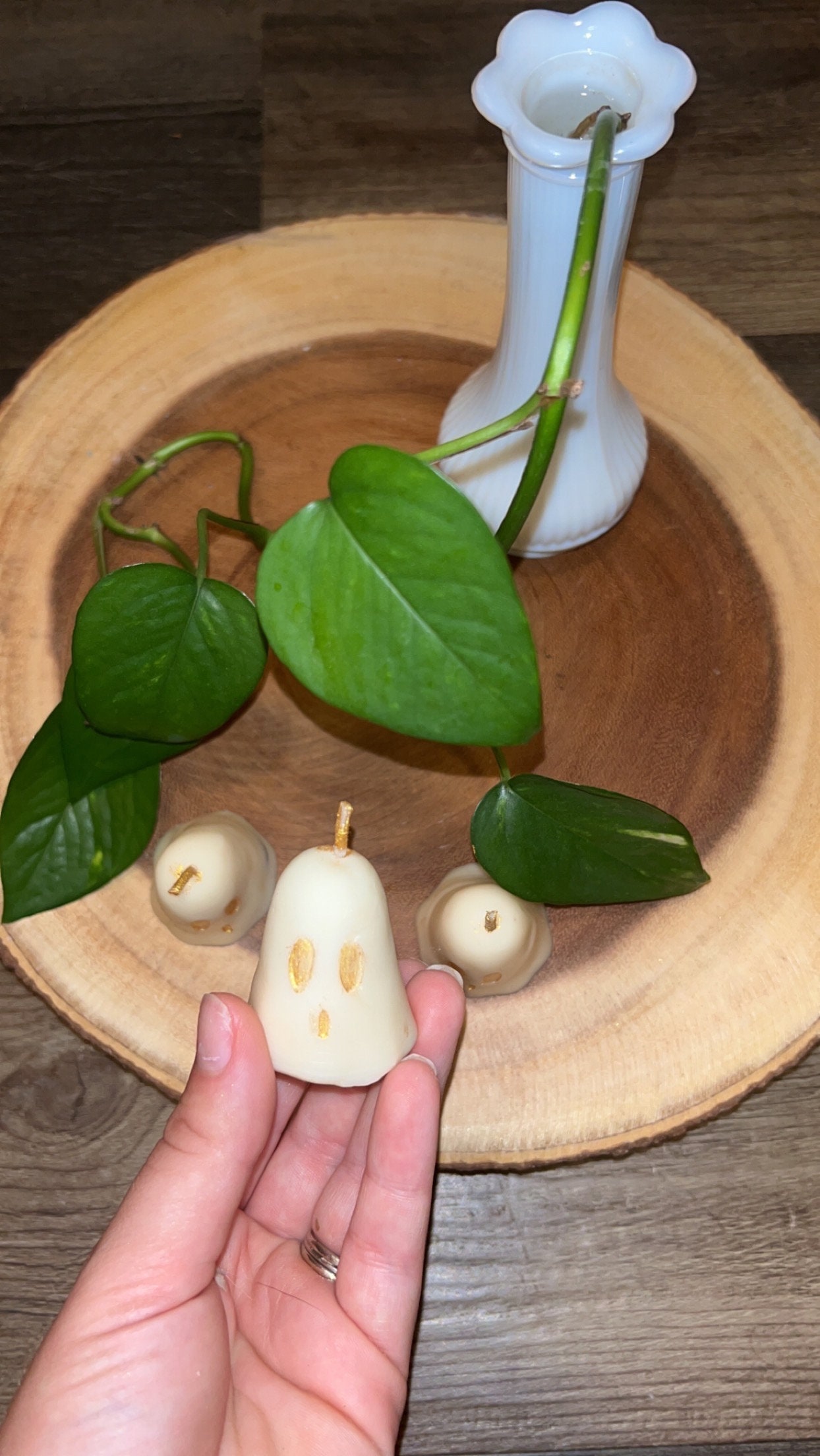 Mini Ghost Candles - Etsy