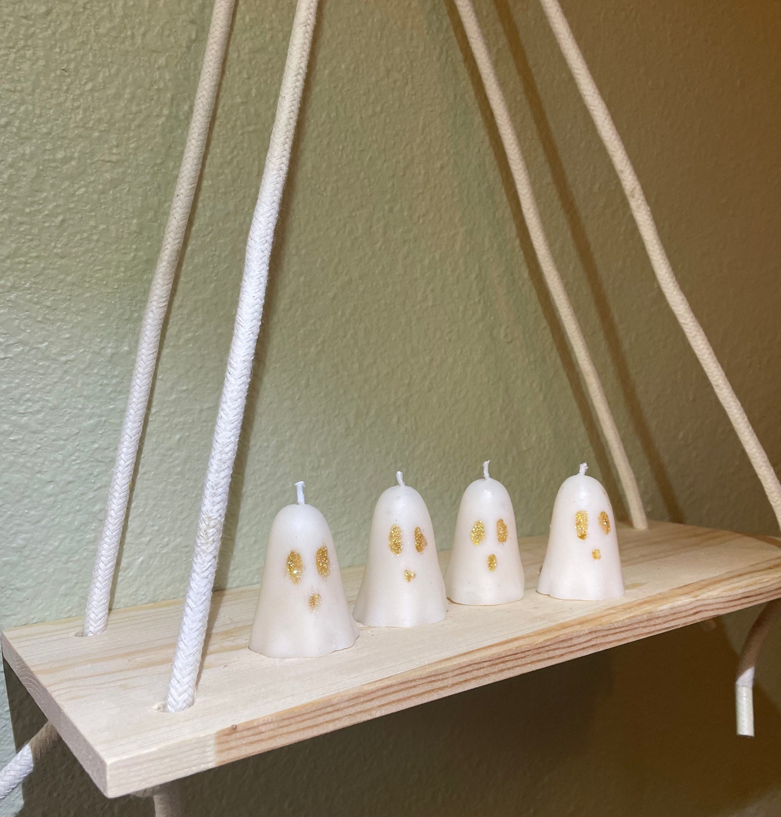 Mini Ghost Candles - Etsy