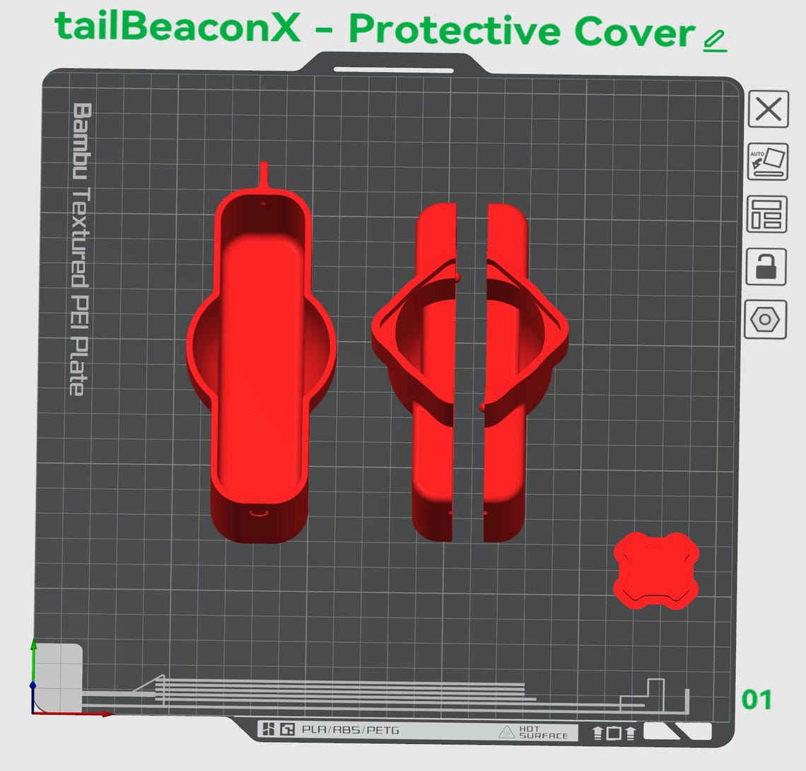 Uavionix Tailbeacon X Protective Cover - Digital File ONLY - Etsy