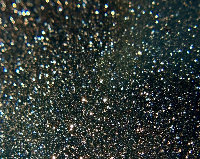BLACK GOLDSTONE SLAB - Unpolished - Blue Dark Sparkly Glitter Lapidary ...