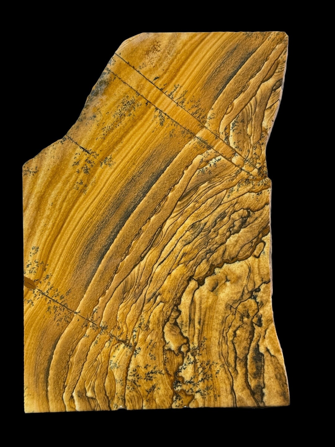 African Queen Picture Jasper Slab Large Unpolished Lapidary Rough Raw ...
