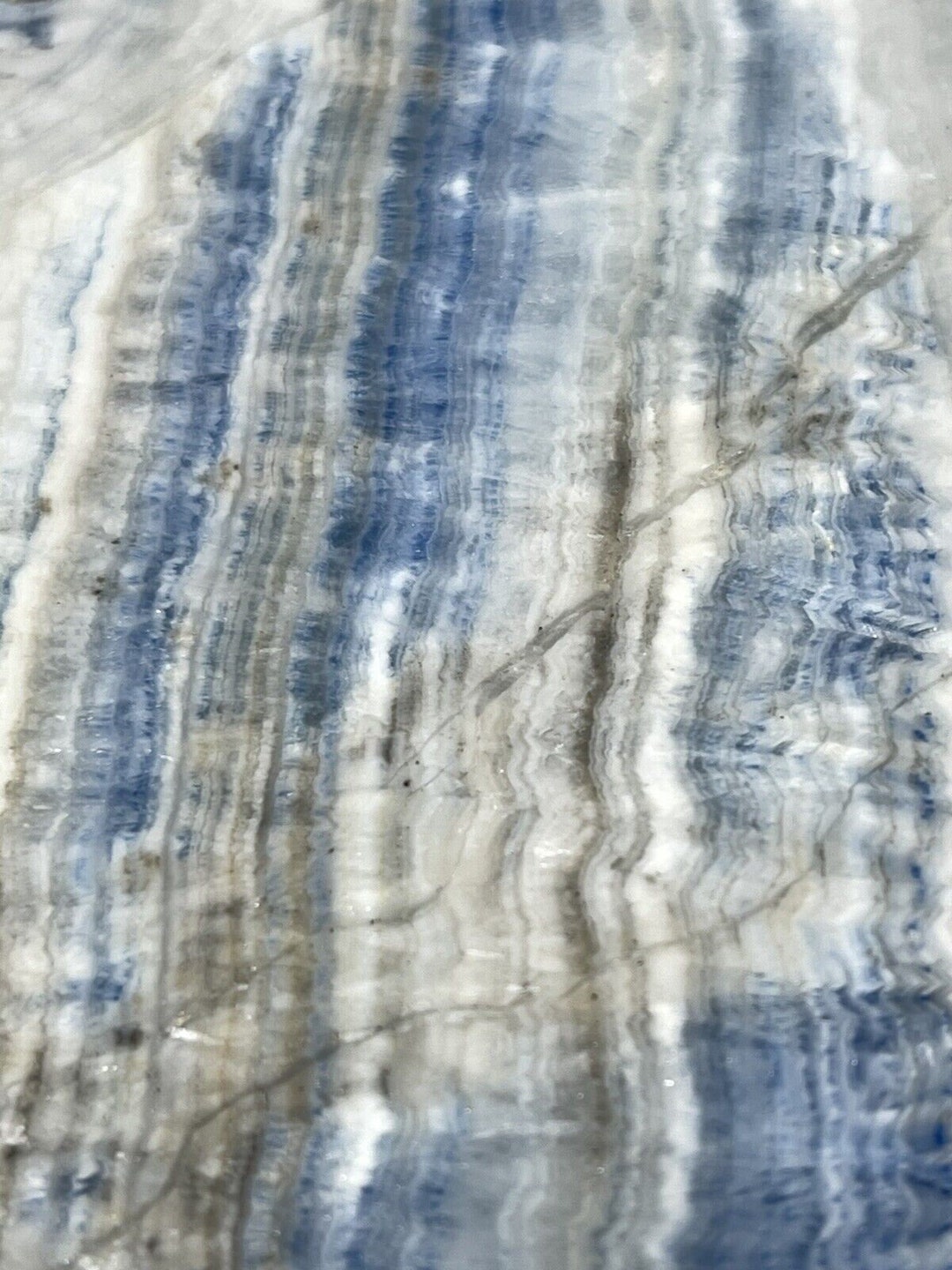 LAPIS LACE SCHEELITE Slab 6.35 Oz Unpolished Lapidary Cabbing Raw Rough ...
