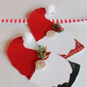 Holiday Gnome Christmas Gift Tag (hand Made) - 8 per Set - Holiday Tag ...