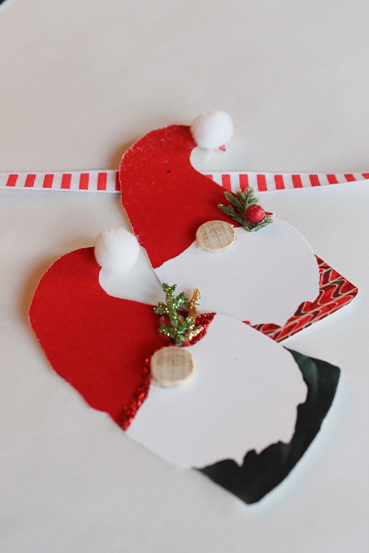 Holiday Gnome Christmas Gift Tag (hand Made) - 8 per Set - Holiday Tag ...