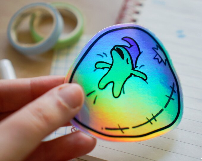 Glep Sleeping Vinyl Sticker - Etsy