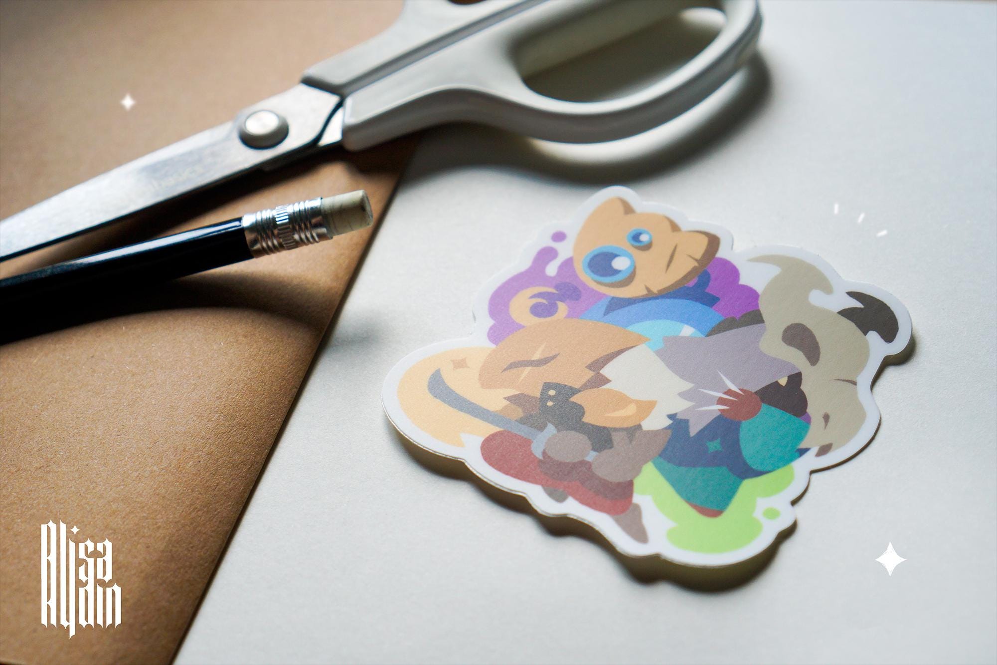 Triple Slay Sticker - Etsy