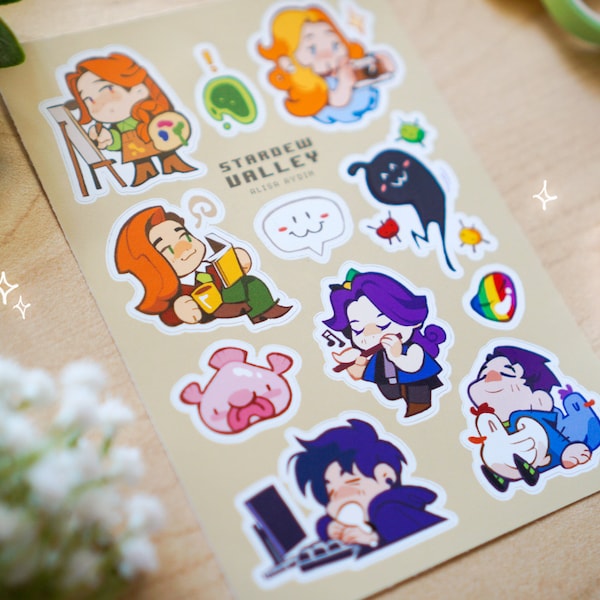 Stardew Valley Stickers - Etsy
