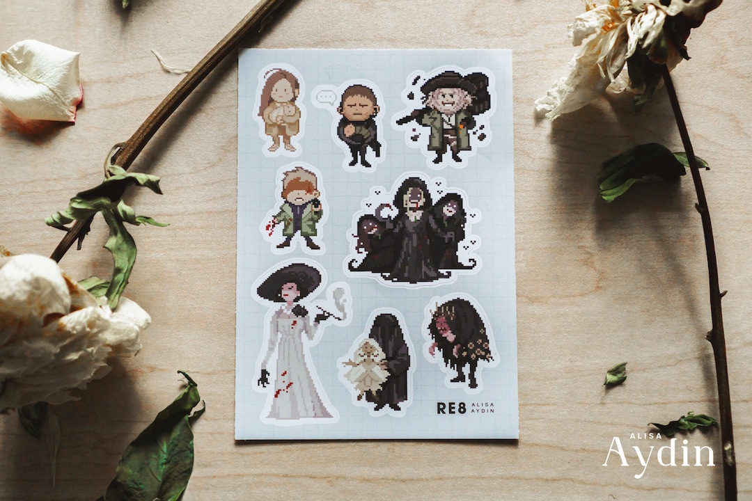 RE8 Sticker Sheet - Etsy