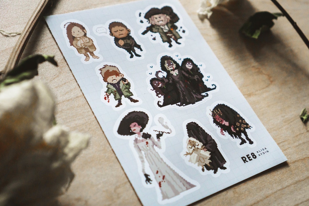 RE8 Sticker Sheet - Etsy