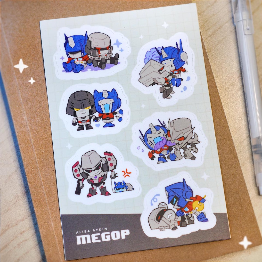 MEGOP Sticker Sheet - Etsy