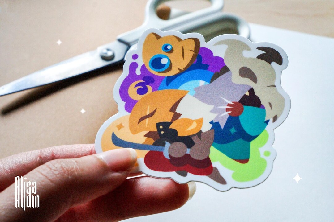 Triple Slay Sticker - Etsy