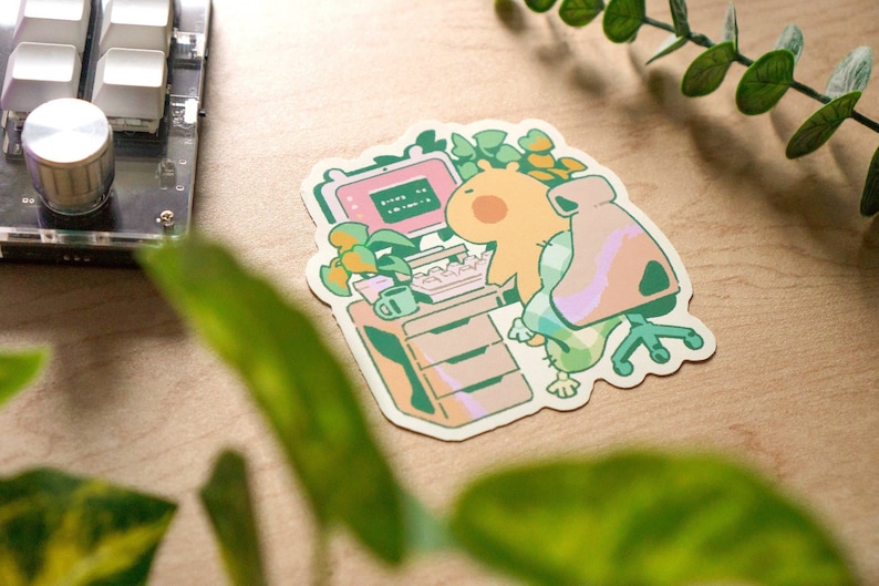 The Capy Life Sticker Set - Etsy