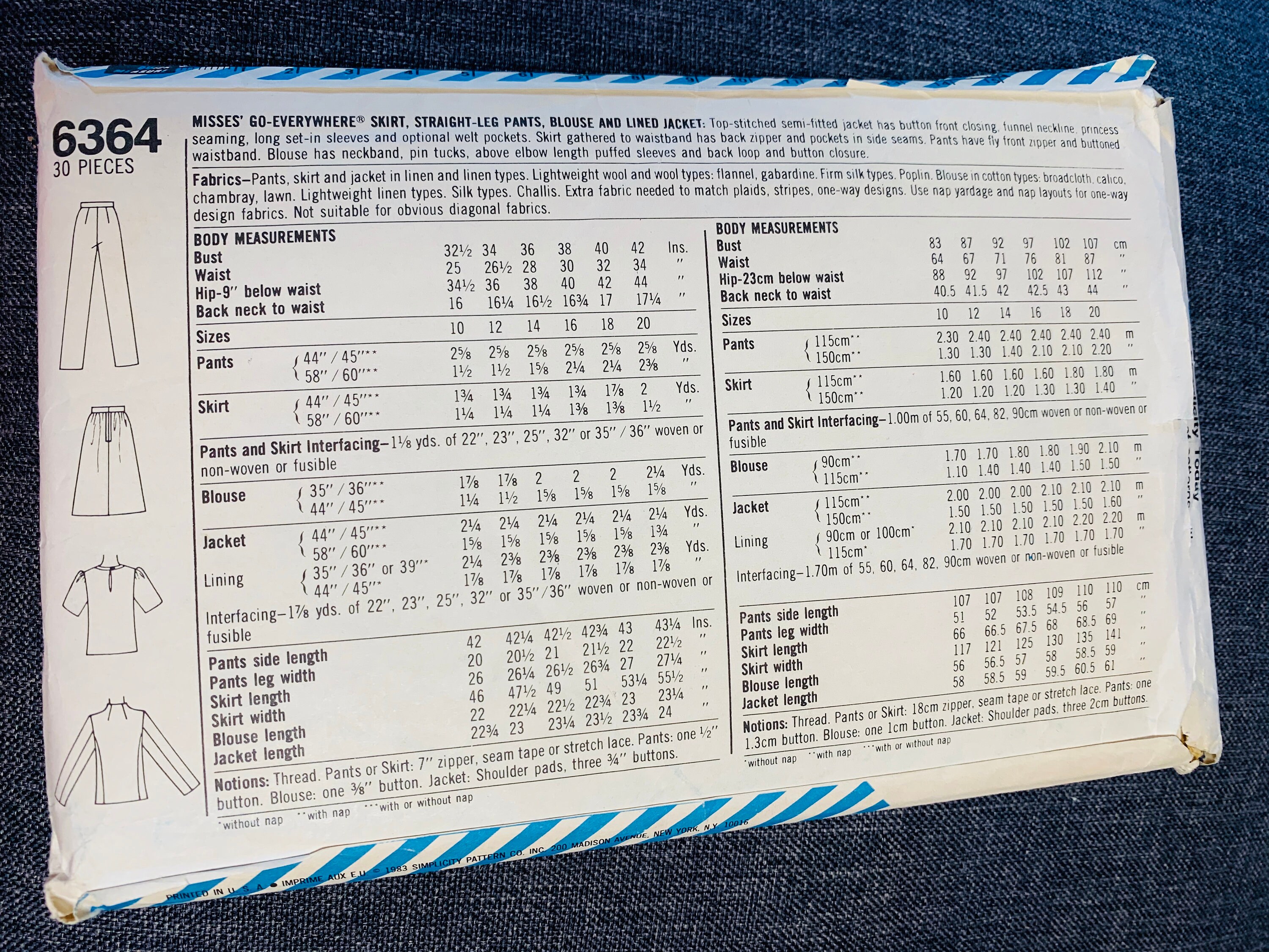 80s Sewing Pattern, Midi Skirt Pattern, Straight Leg Pants, Simplicity ...